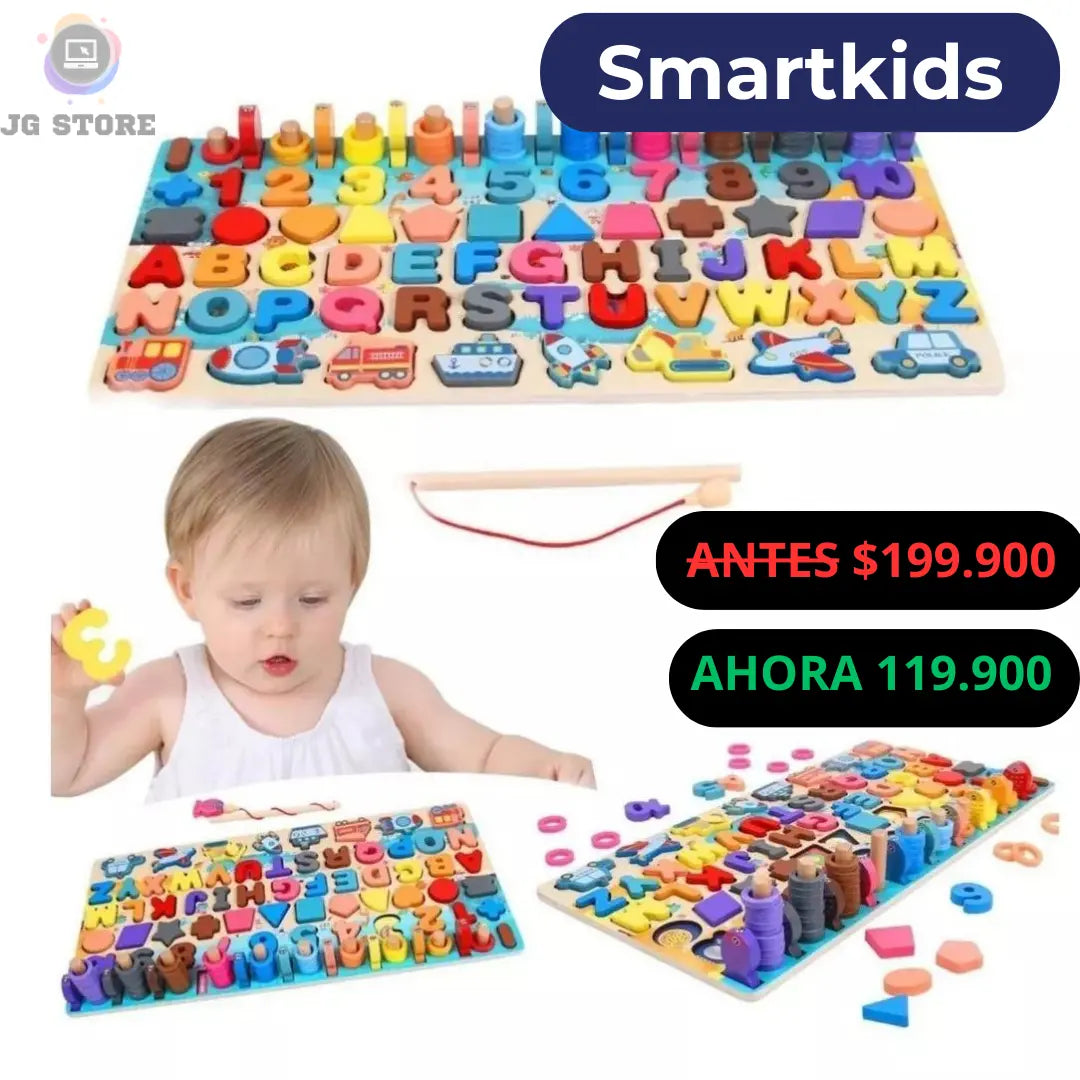 Smartkids™ Tablero Didáctico 6 en 1 – JG Store 🇨🇴